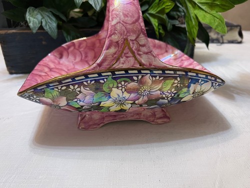 Maling Clematis Lusterware Basket Bowl | eBay