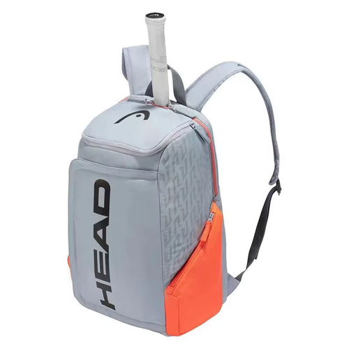 HEAD Original Radical Tennis grey orange Backpack 2-Pack Rackets Bag ...