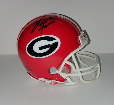 David Pollack Georgia Bulldogs Autographed Hand Signed Mini Helmet | eBay