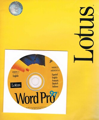 LOTUS WORD PRO 97 ORIGINAL | eBay