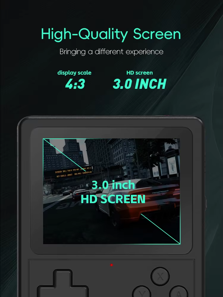 Handheld Game Console Portable Retro Mini Video Game for NES/SNES/GBA ...