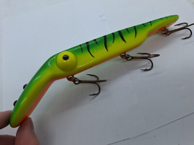 8.5" Legend Lures Musky Legend Jr. Fire Tiger OB Crankbait Trolling ...