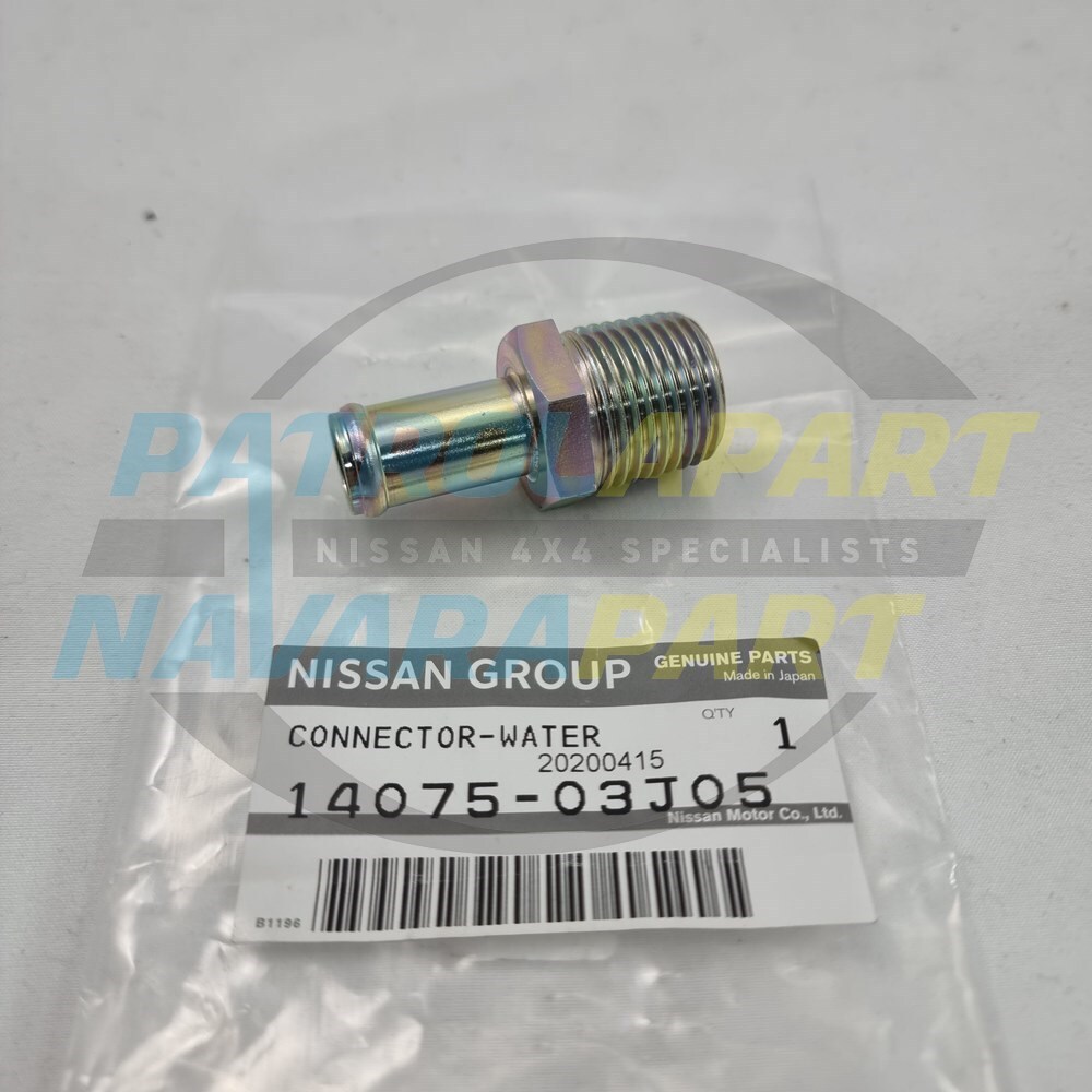 Genuine Nissan Thermostat Water fitting Suit Nissan Patrol TB42 RD28 ...