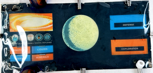 Mattel Major Matt Mason Space Station Control Panel Screen Man in Space ...