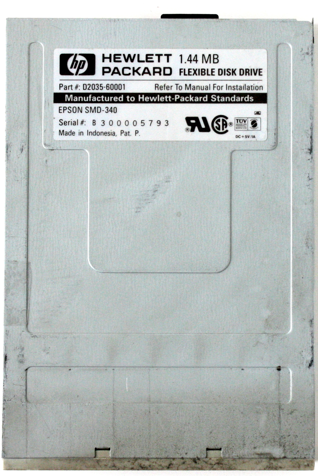 HP 1.44 MB 3.5" Floppy Drive - Epson SMD-340 D2035-60001 for sale ...