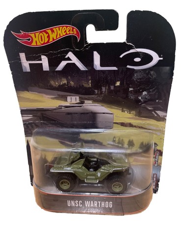 Halo UNSC WARTHOG Hot Wheels Collector Mattel Diecast 2016 Microsoft ...