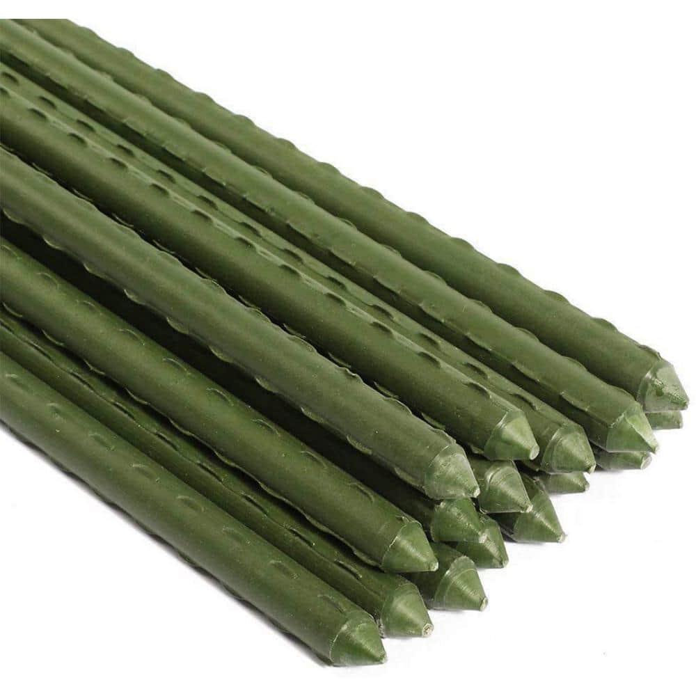 10 Ft Tall Garden Stakes 10 Garden Stakes The Home Depot