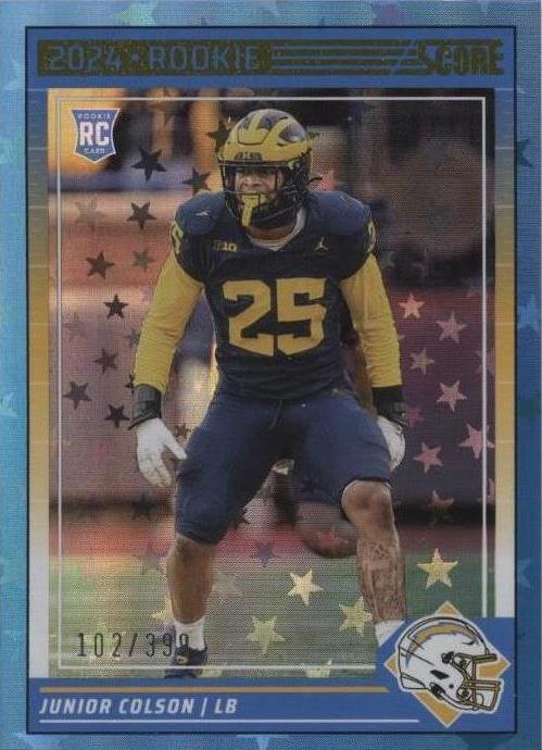 2024 Score - Rookies Junior Colson #359 Stars /399 (RC) for sale online ...