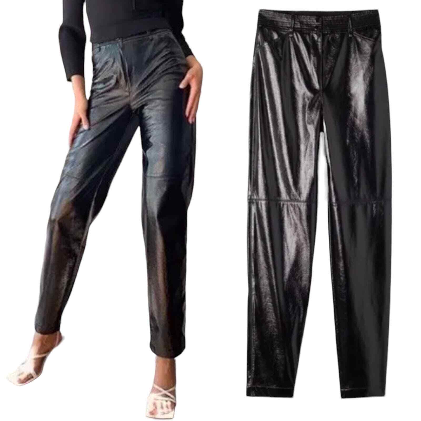 Aritzia Wilfred Funk High Rise Vegan Patent Leather P… - Gem