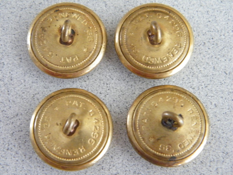 Lot of 8 Vintage AMERICAN LEGION Brass Enamel Uniform Buttons | eBay