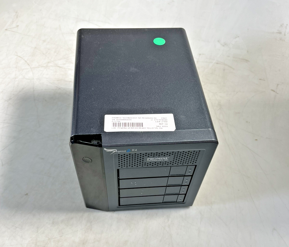 PROMISE Pegasus 2 R4 Thunderbolt RAID Storage -No DRIVES - USED | eBay