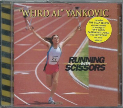 WEIRD AL YANKOVIC "RUNNING WITH SCISSORS" ORIGINAL 1999 USA IMPORT CD ...