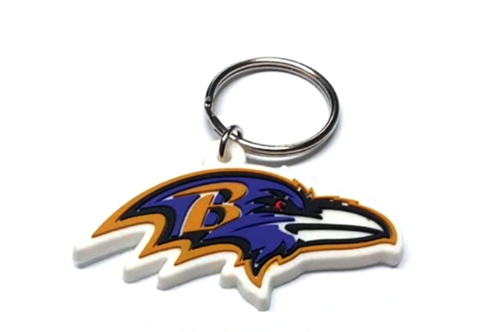 BALTIMORE RAVENS NFL FOOTBALL KEYCHAIN BACKPACK PULL LICENSED - YOU ...