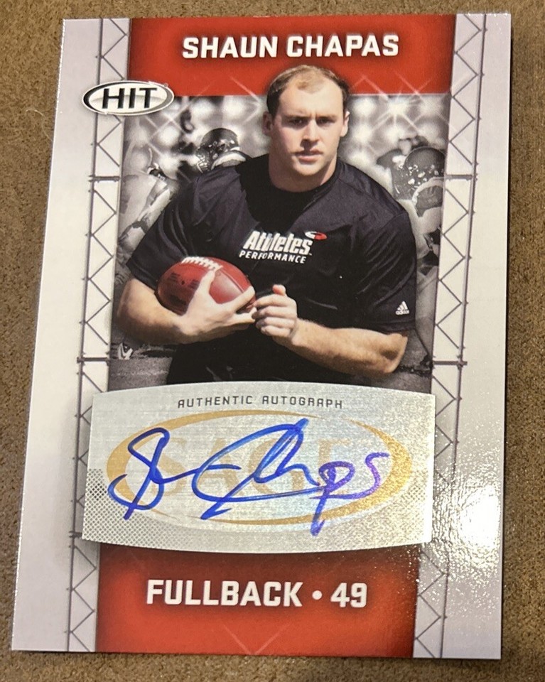 2011 Sage Hit Auto #A29 Shaun Chapas Rookie Auto | eBay