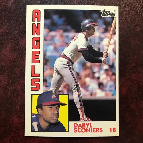 1984 Topps TIFFANY Set DARYL SCONIERS #27 CALIFORNIA ANGELS NM/MINT+ ...