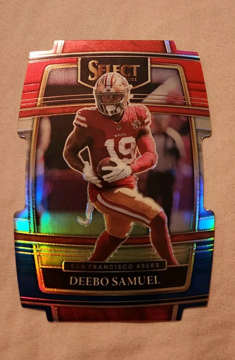 DEEBO SAMUEL 2021 SELECT CONCOURSE RED BLUE PRIZM DIE-CUT 31 49Ers | eBay