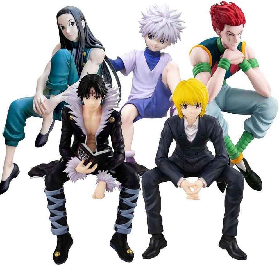 GON Freecss Figure Killua Zaoldyeck Action Gon and Killua Sitting ...