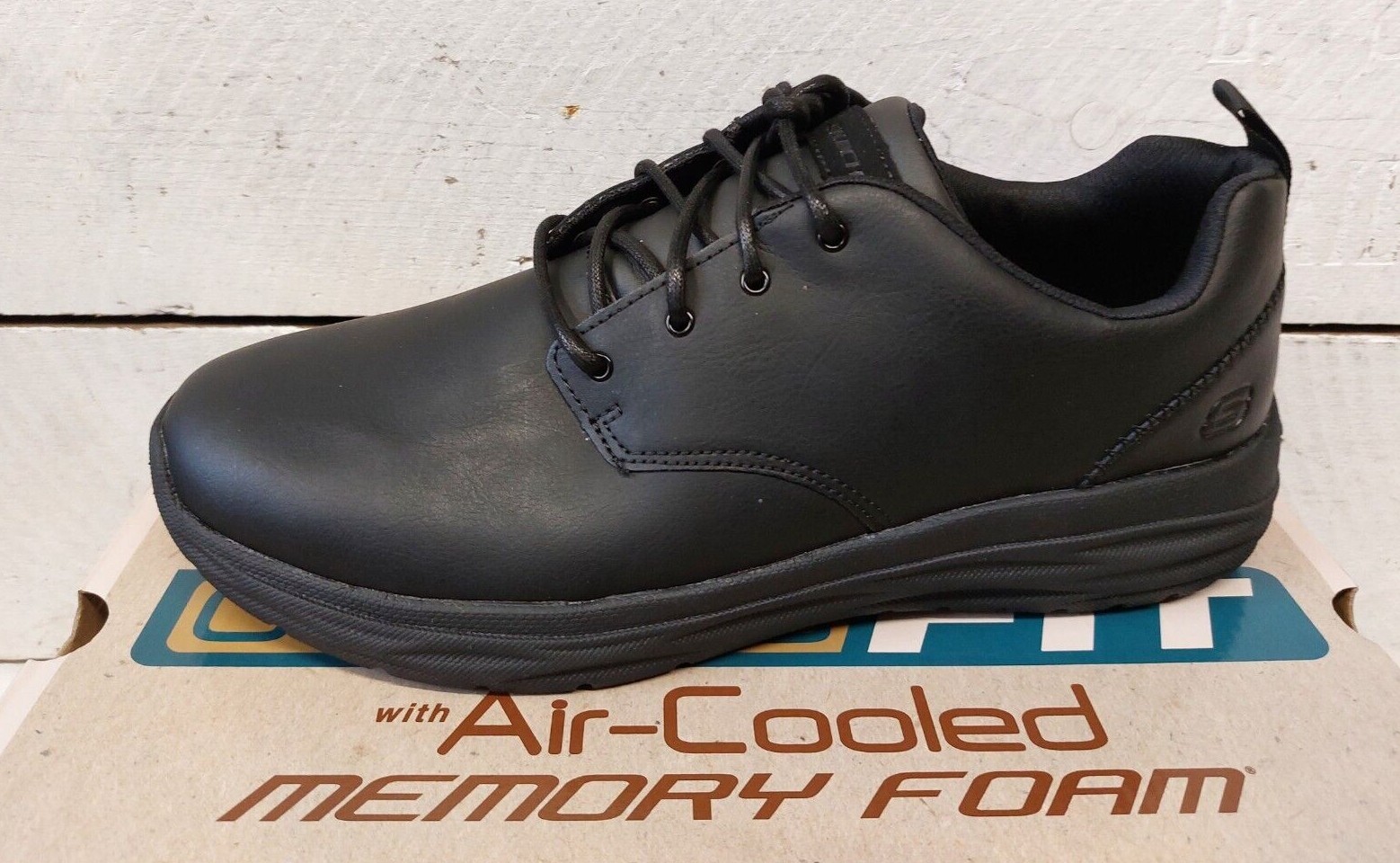 Men's Skechers 65624 Harsen-Rendo Lightweight Leather Classic Fit Lace Up Shoes | eBay UK