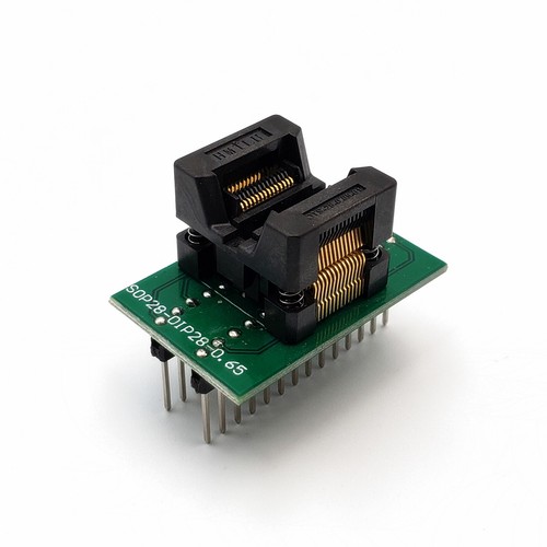TSSOP28 to DIP28 Pitch 0.65mm Test Socket Adapter IC Programmer ...