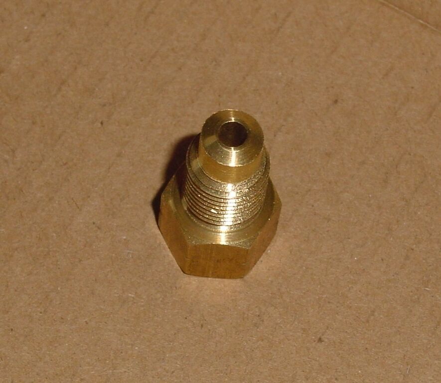 SALE Male 3/8-24 Bubble Flare x 3/8-24 Female SAE Inverted Flare Brake ...