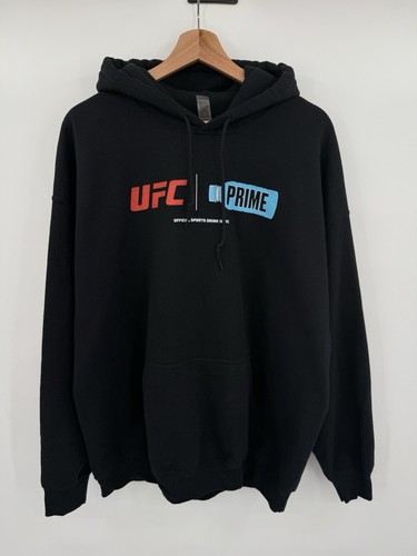 UFC x PRIME Hydration Official Sponsor Hoodie Men's XL Black Sweatshirt ...