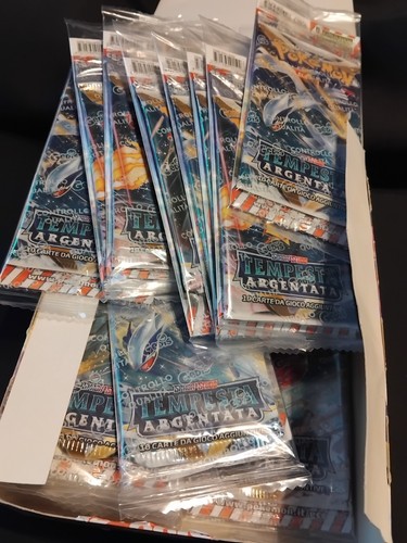 🔥POKEMON🔥20 BUSTINE TEMPESTA ARGENTATA🔥CONFEZIONE GEDIS PER EDICOLE ...