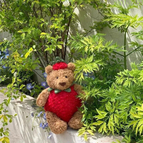 Jelly cat Bartholomew Bear Strawberry Doll Toy Soft Toy Stuffed Plush ...