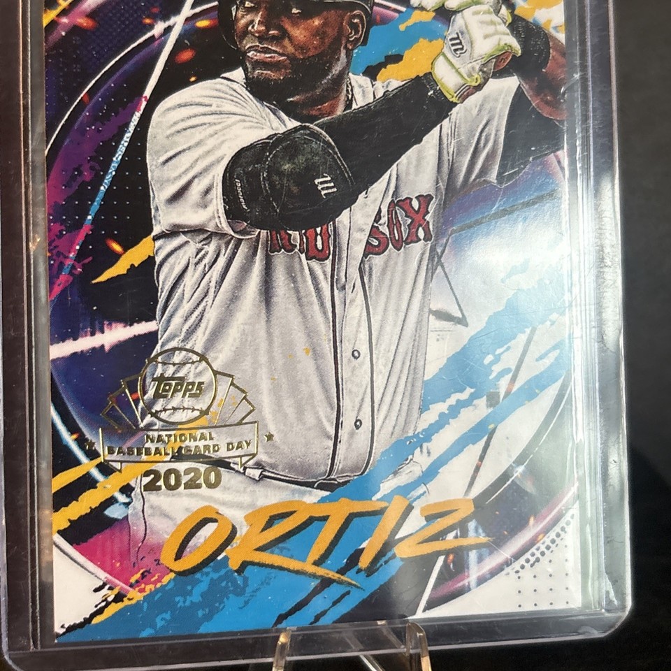 2020 Topps Chrome David Ortiz FP-8 Topps Fire NBCD Preview | Boston Red ...