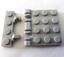 LEGO Hinge 1x4 Locking Dual 1 Fingers on Side & plate 2 Finger, 9 Teeth ...
