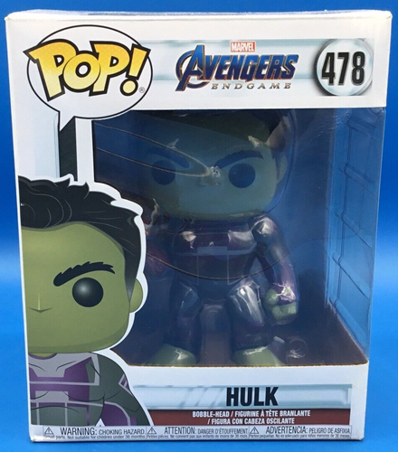 FUNKO POP #478 Marvel Avengers Endgame HULK 6” Vinyl Figure NEW Fast ...