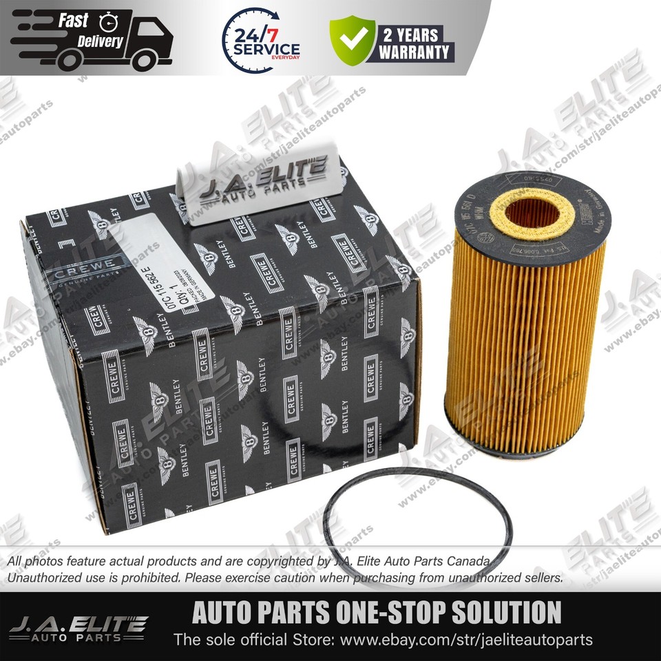 Genuine Air Filter & Oil Filter for Bentley Continental Flying Spur GT ...
