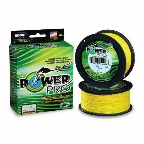 Power Pro 21100500500Y 50lbs Braided Fishing Line - Yellow for sale ...