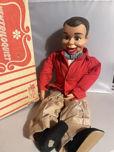 Vintage 1967 Ricky Little Ventriloquist Dummy Juro Novelty Co. w ...
