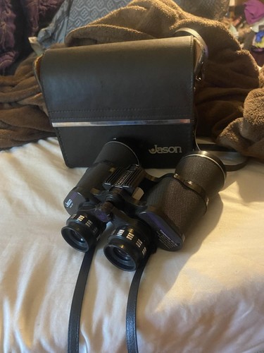 ~ Vintage Jason 161F Commander 10x50 Extra Wide Angle Binoculars + Hard ...
