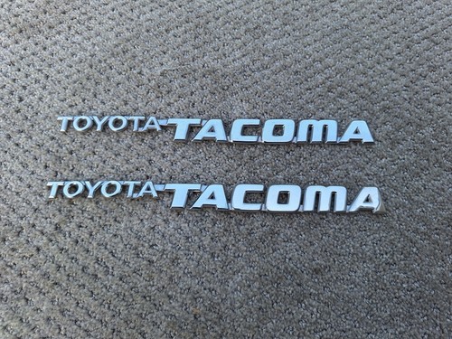 TOYOTA TACOMA SIDE DOOR EMBLEM LOGO BADGE SYMBOL SET PAIR 1998-2004 | eBay