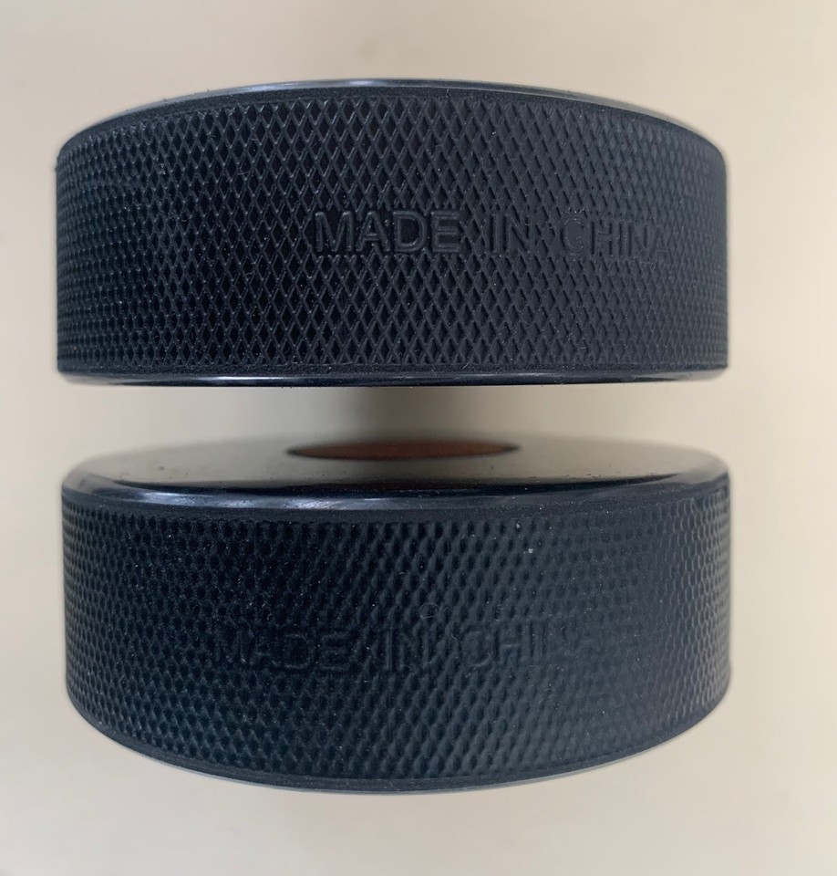 Art Ross Andover Replica Logo Pucks - vinyl reprint adhesive on generic ...