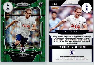 Oliver Skipp 2021-22 Prizm Premier League Green Wave #153 RC | eBay