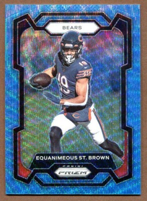 Equanimeous St. Brown 2023 Panini Prizm Blue Wave 191/199 #53 | eBay