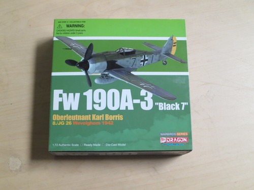 Dragon Wings 1:72 Warbirds Fw190A-3 "Black7" Oberleutnant Karl Borris ...