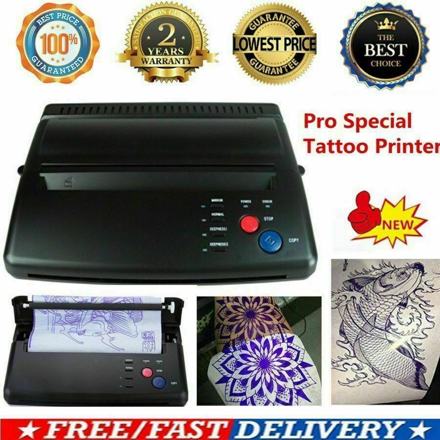A5/A4 Paper Tattoo Transfer Professional Stencil Thermal Copier Printer ...