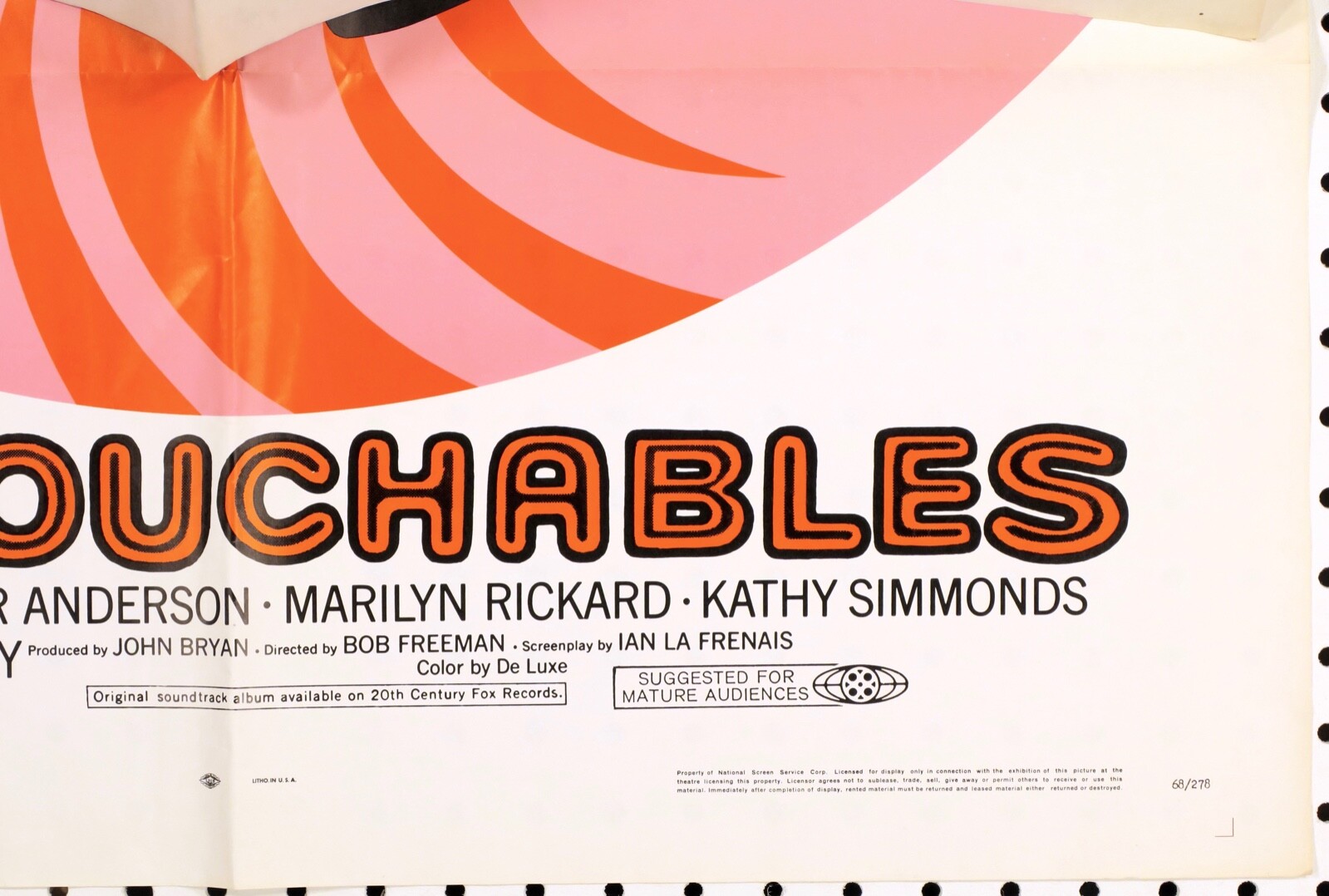 Movie Poster - The Touchables - 1968 - Robert Freeman | eBay