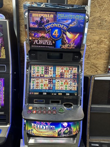 Aristocrat Viridian MK7 W4 Widescreens Working Slot Machine. Plug And ...