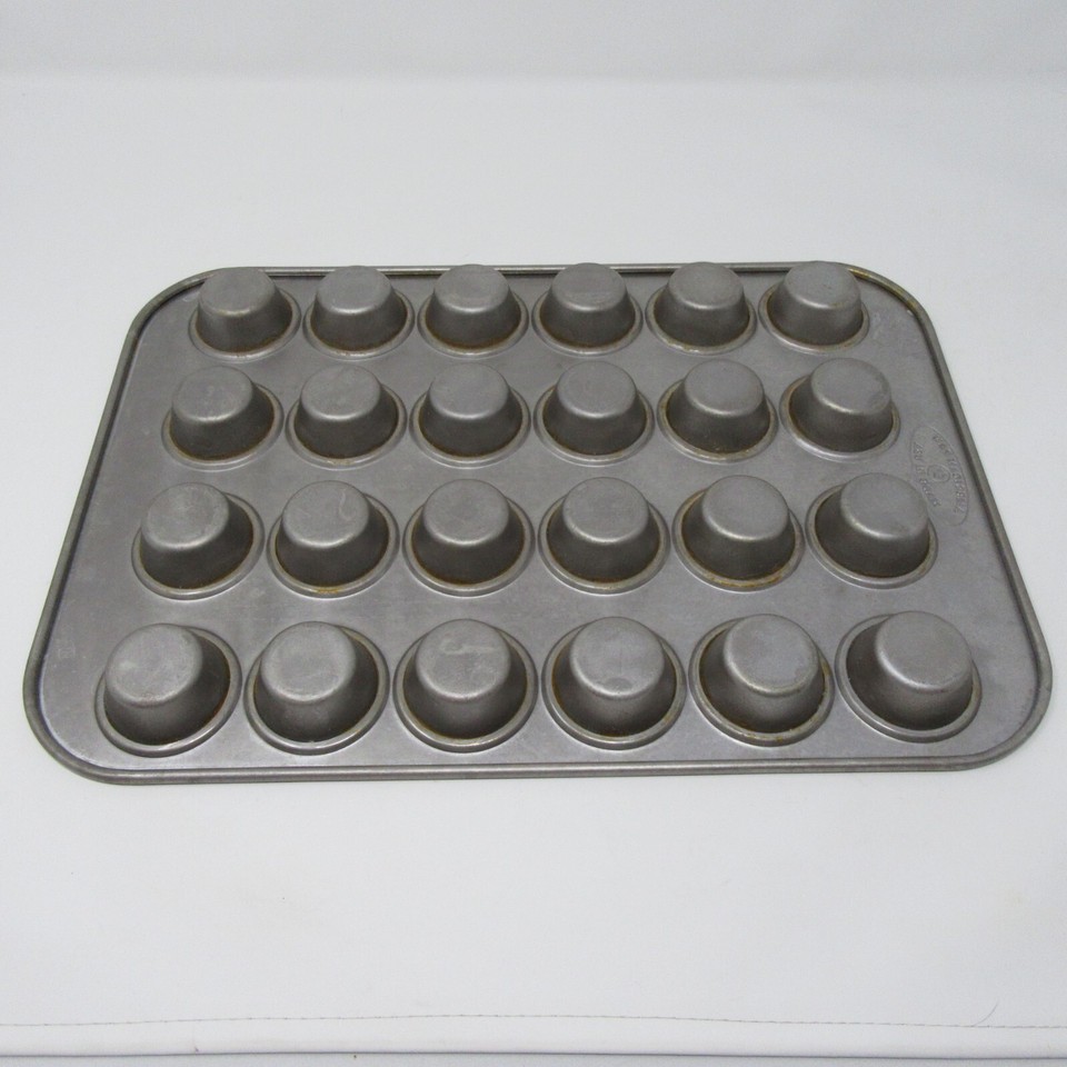 American Pan Company Mini Muffin Commercial Heavy Duty Steel makes 24 ...