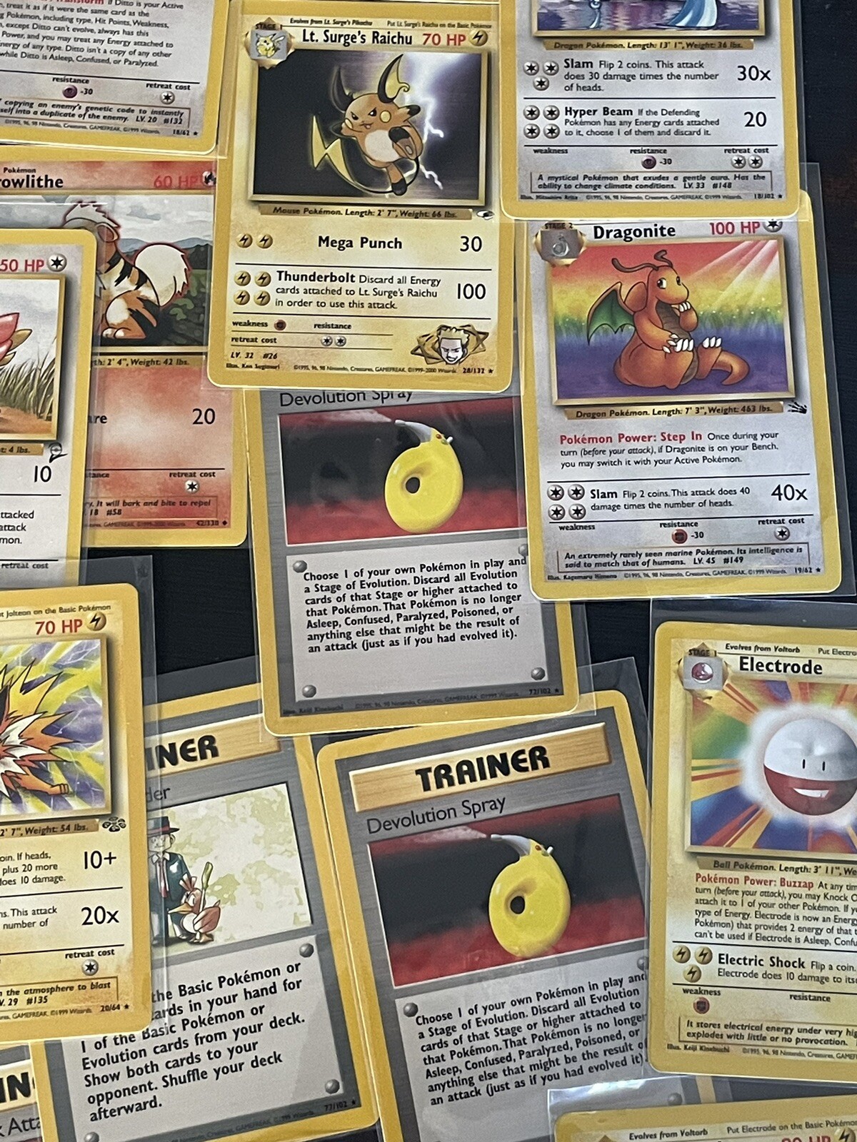 14 Card Mystery Pack | 1999 Vintage Pokemon Cards | Uncommon & Rares ...