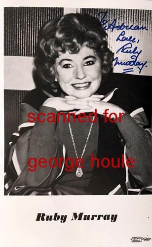 RUBY MURRAY - SIGNED - PHOTOGRAPH - NORTHERN IRISH SINGER | eBay