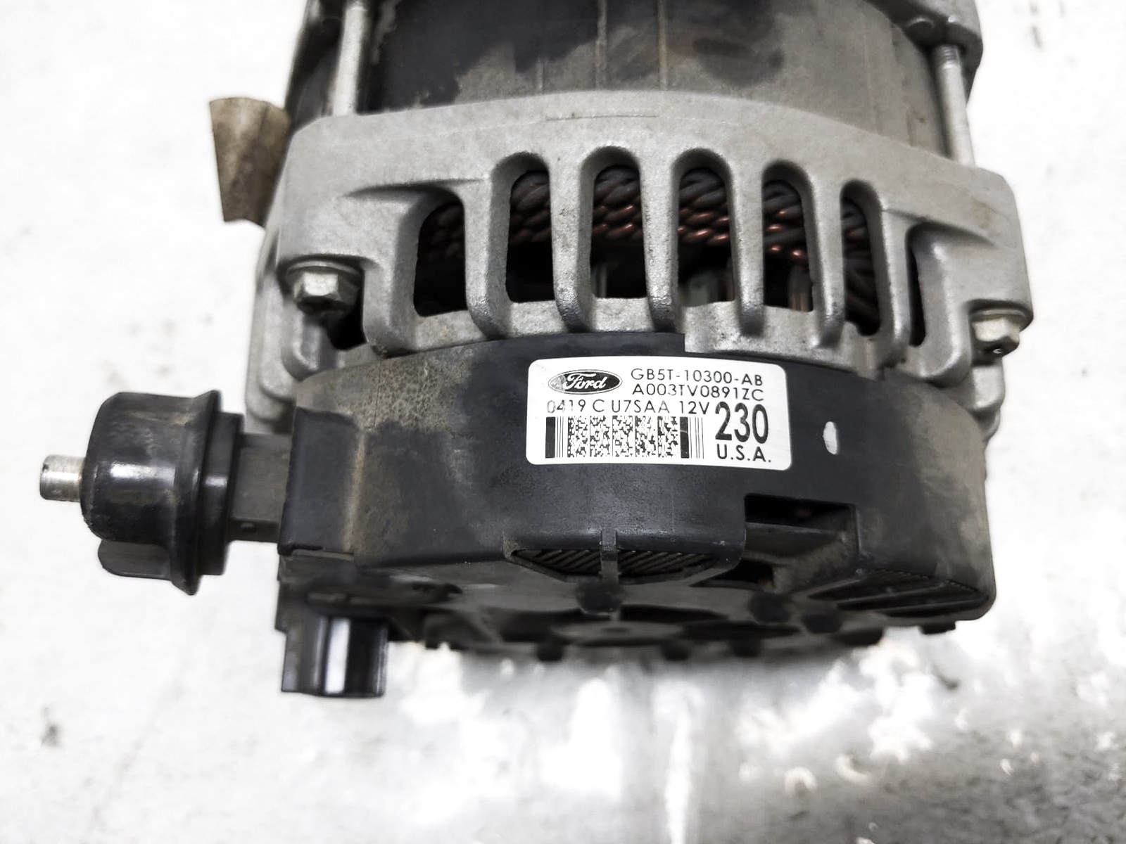 2016-2019 Ford Explorer 3.5L At Fwd Alternator Generator Oem Gb5z-10346 ...