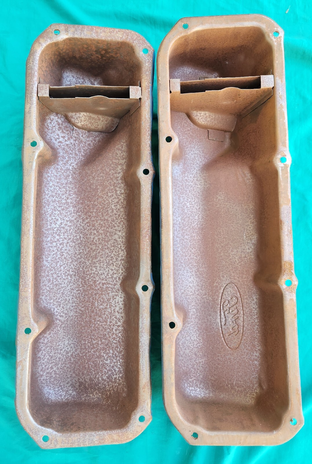 FORD FALCON CLEVELAND ROCKER COVERS 302 351 XA XB | eBay