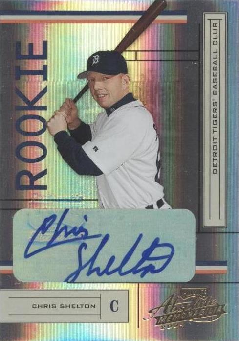 2004 Playoff Absolute Memorabilia - Rookie Chris Shelton #225 /500 (AU ...