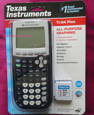 Ti-84 Plus New Factory SEALED LATEST MODEL Texas Instruments Graphing ...