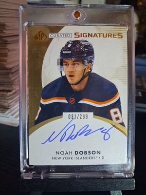 2023-24 SP Authentic Curated Signatures #SPC-ND Noah Dobson /299 (AU ...